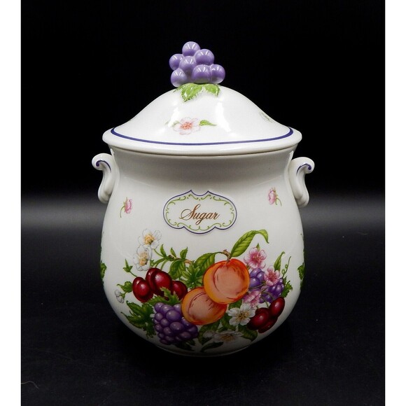 Lenox | Kitchen | Lenox Orchard Canister Collection Sugar Blueberry ...